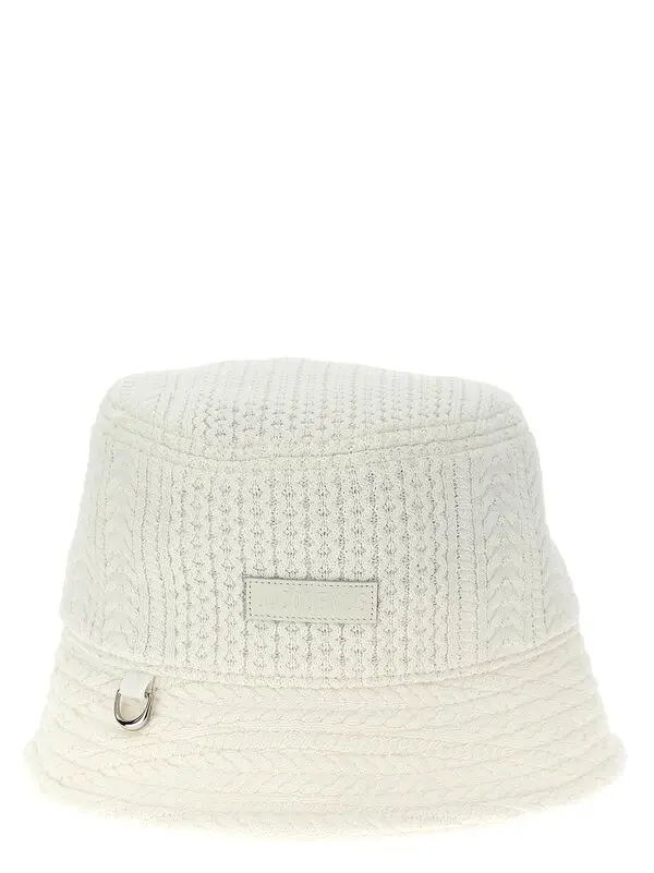 Jacquemus Le Bob Belo' Bucket Hat - White