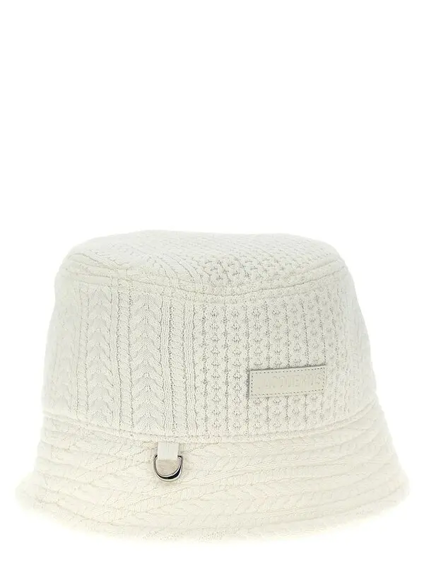 Jacquemus Le Bob Belo' Bucket Hat - White