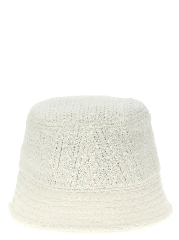 Jacquemus Le Bob Belo Bucket Hat - White