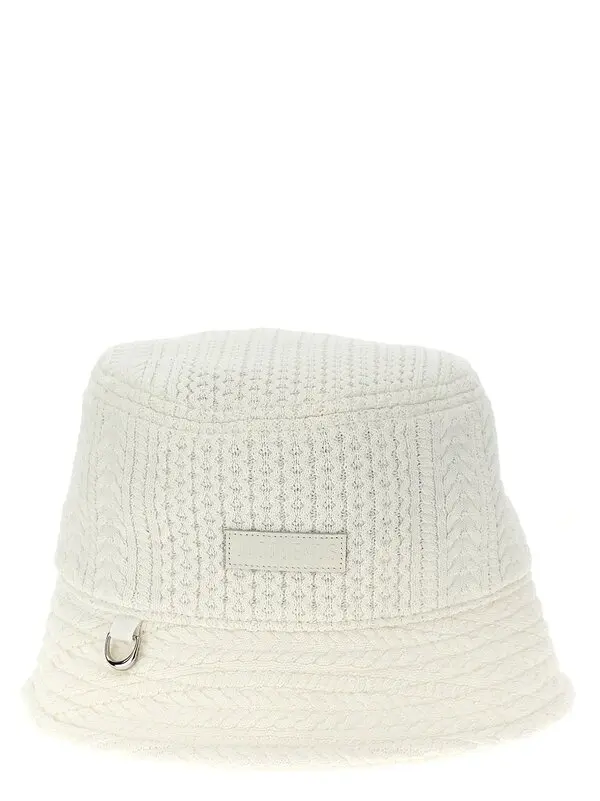 Jacquemus Le Bob Belo Bucket Hat - White