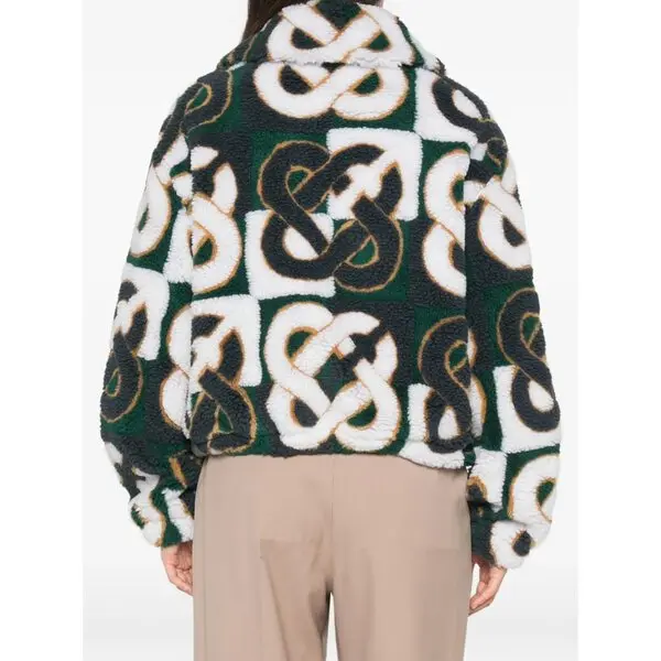 Casablanca Jackets Faux Fur & Shearling Jackets - White