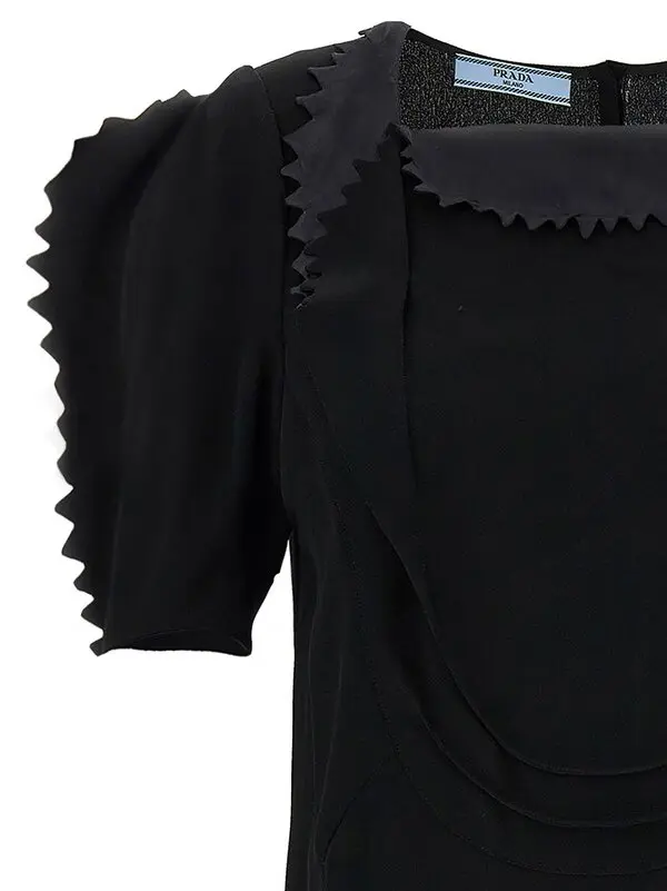 Prada Cady Crêpe Top