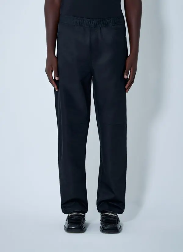 WALES BONNER Satin Track Pants - Black