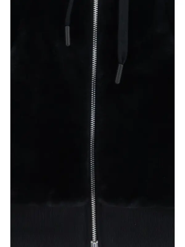 Moose Knuckles Rosylyn Bunny Hoodie - Black