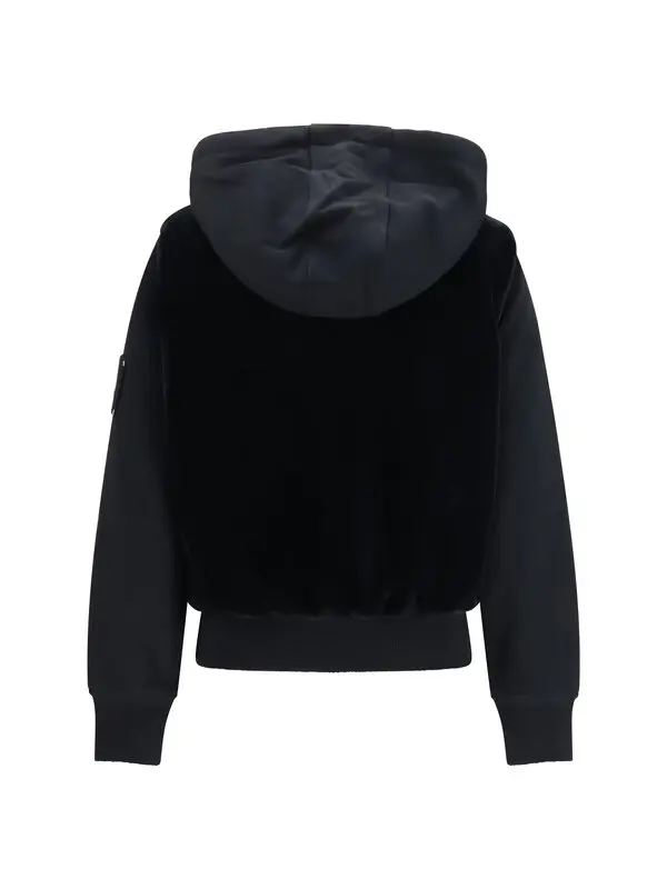 Moose Knuckles Rosylyn Bunny Hoodie - Black