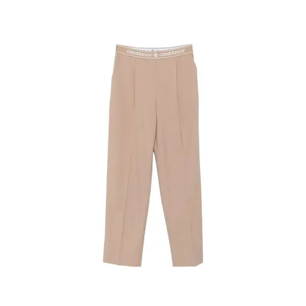Casablanca Neutrals Trousers Straight Trousers