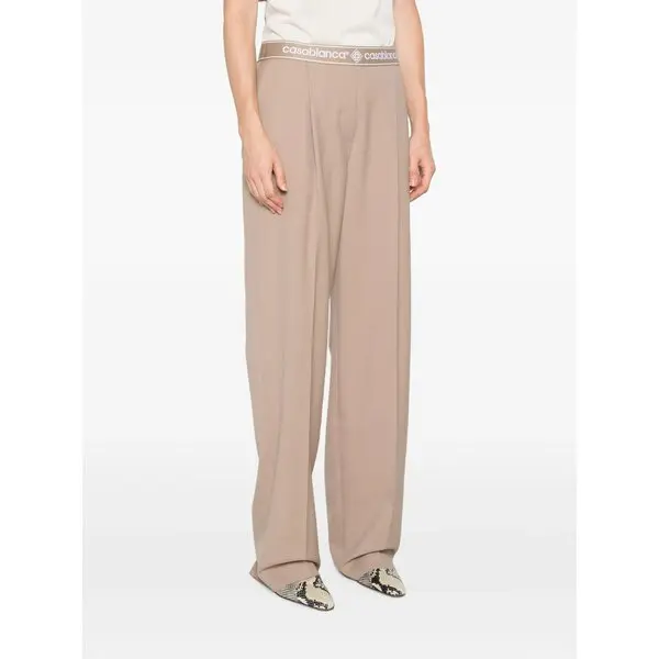 Casablanca Neutrals Trousers Straight Trousers