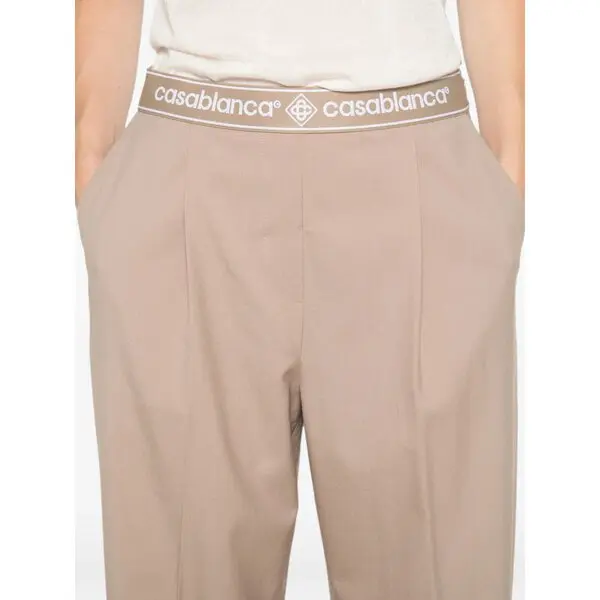Casablanca Neutrals Trousers Straight Trousers