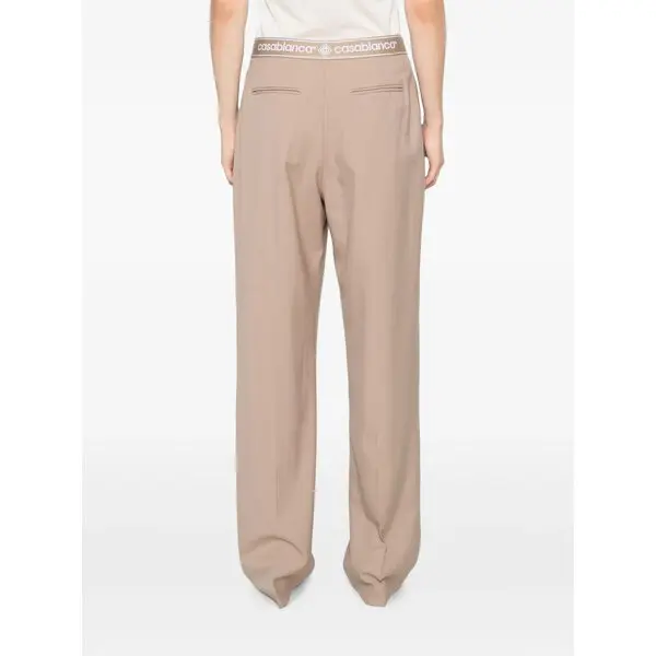 Casablanca Neutrals Trousers Straight Trousers