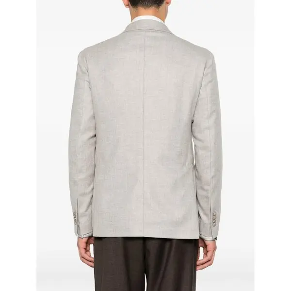Tagliatore Cashmere-blend Blazer - Gray