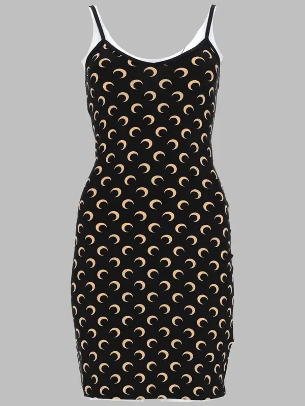 MARINE SERRE Mini Abito Moon Dress
