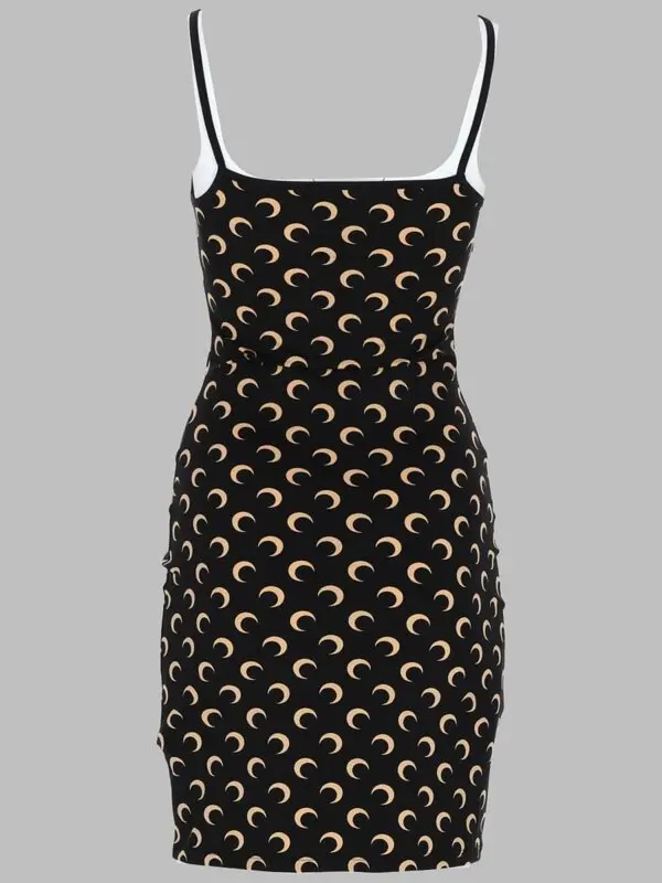 MARINE SERRE Mini Abito Moon Dress