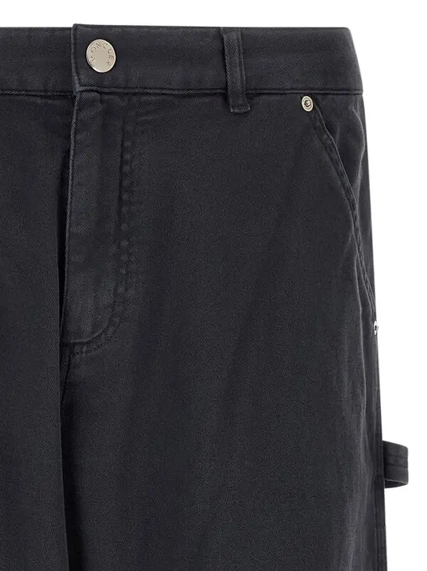 Moncler Cotton Blend Gabardine Cargo Pants