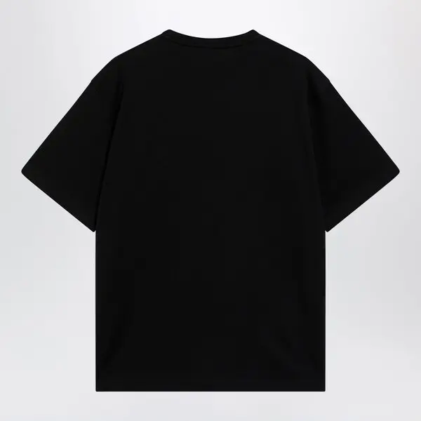 Prada Boxy Cotton Crew-neck T-shirt - Black