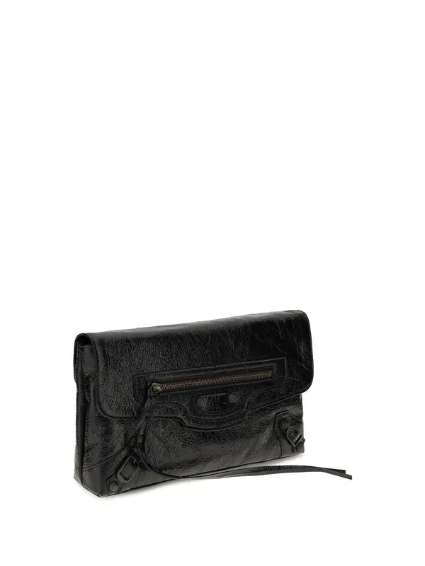 Balenciaga Le City Clutch - Black