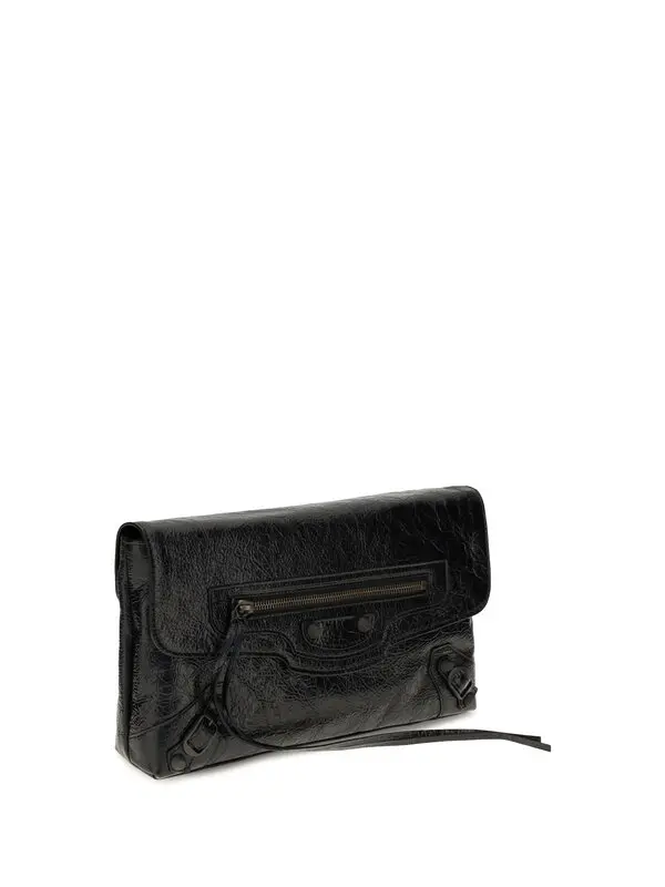 Balenciaga Le City Clutch - Black