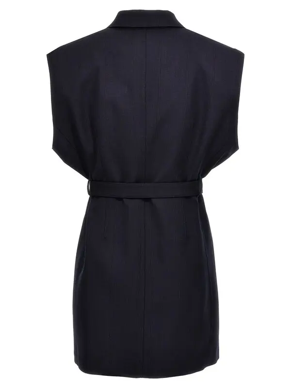 Prada Belt Wool Vest