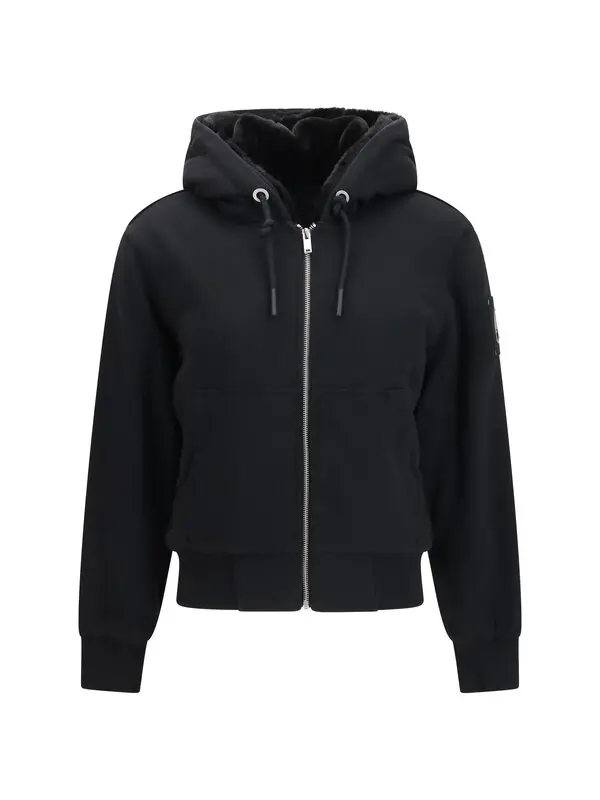 Moose Knuckles Bunny Hooded Jacket - Black
