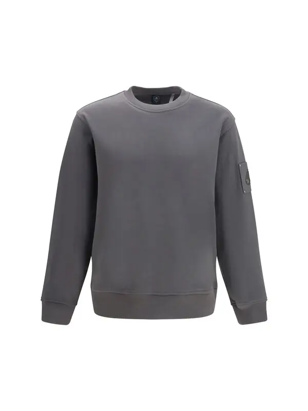 Moose Knuckles Hartsfield Crewneck Sweatshirt - Gray