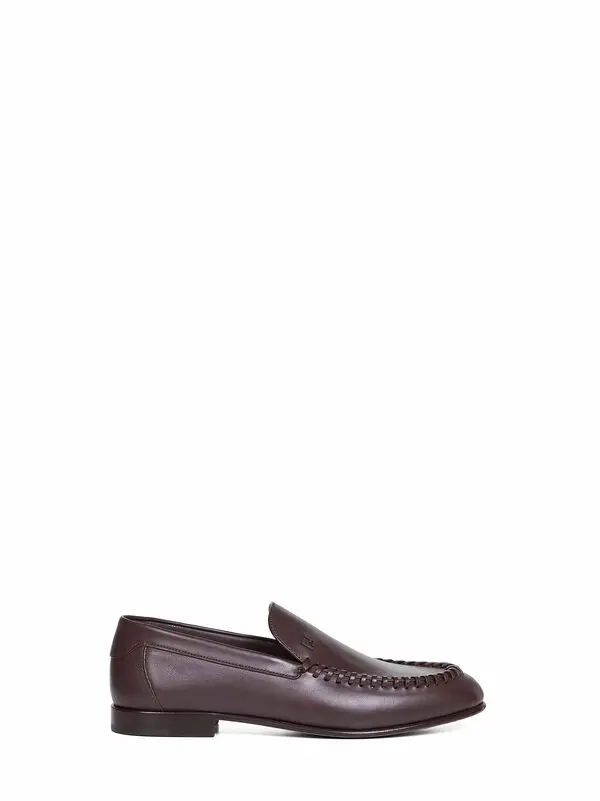 Fendi Leather Braided Loafers - Multicolor