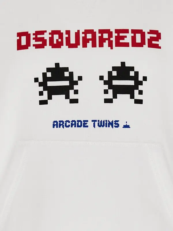 Dsquared2 Cool Fit' Sweatshirt - White