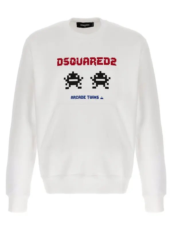 Dsquared2 Cotton Sweatshirt - White