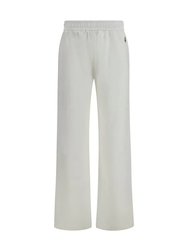 Moncler Logo-appliqué Pants - White