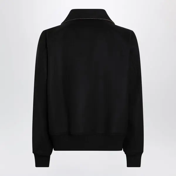 Rick Owens Dracuflight High-neck Bomber Coat