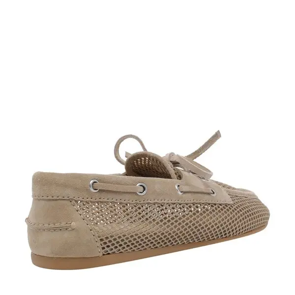 Miu Miu Logo Suede Loafers