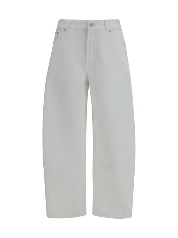 Alaïa Rodeo Jeans - White