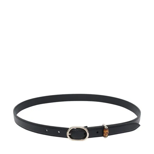 Gucci Oval Buckle Thin Belt