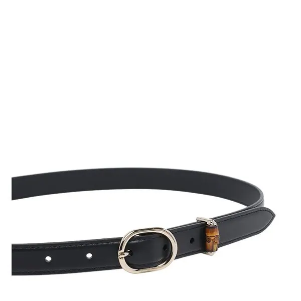 Gucci Oval Buckle Thin Belt