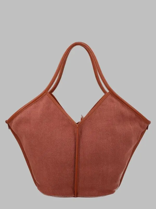 Hereu Borsa Calella In Lino - Brown