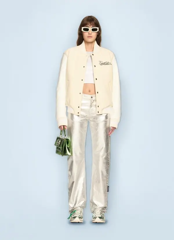 Off-White Rose Valley Varsity Jacket - Multicolor