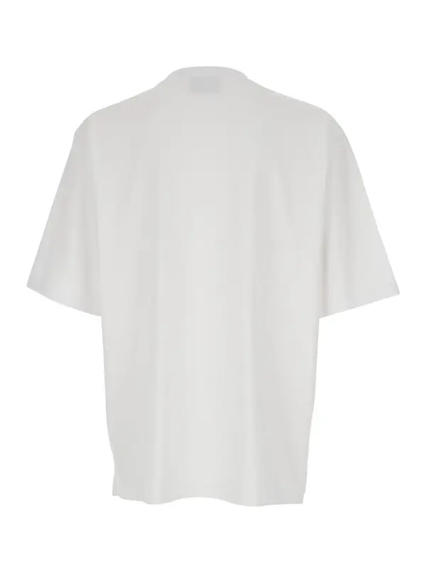 Dsquared2 T-shirt With Logo Lettering On The Front In Cotton For