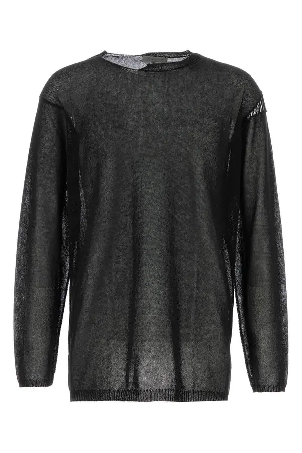 Yohji Yamamoto Cotton And Polyester Sweater
