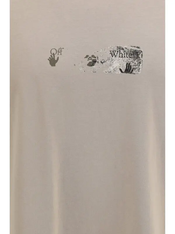Off-White Spices Arrow Skate T-shirt - Cream