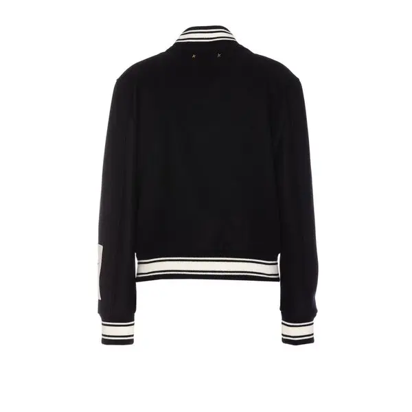 GOLDEN GOOSE Embroidered Logo Bomber