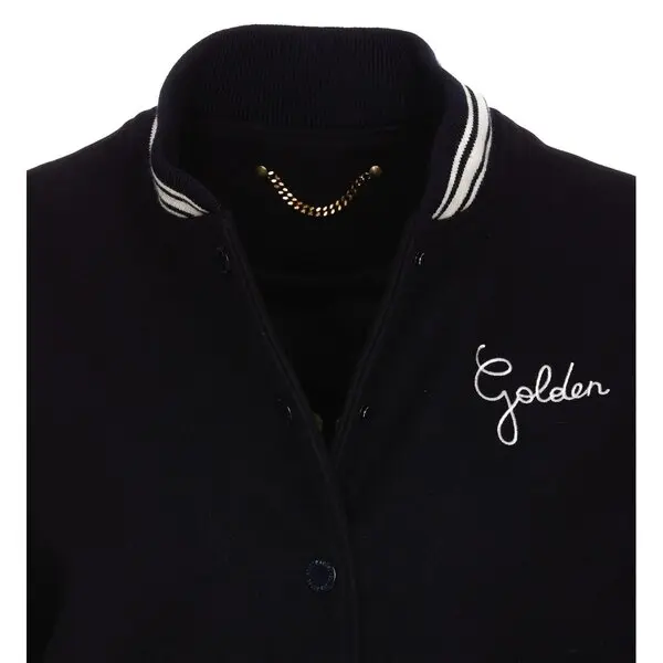 GOLDEN GOOSE Embroidered Logo Bomber