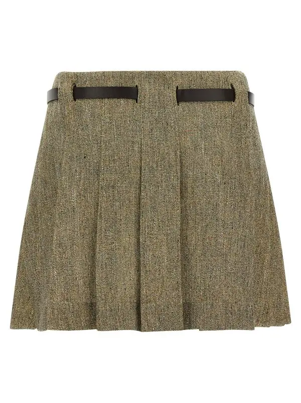 FERRAGAMO Gancini' Belt Skirt