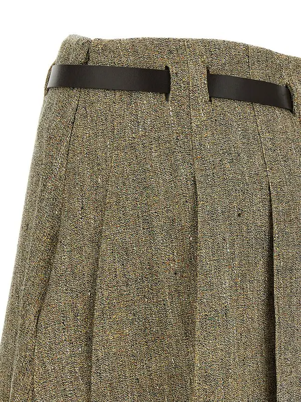 FERRAGAMO Gancini' Belt Skirt