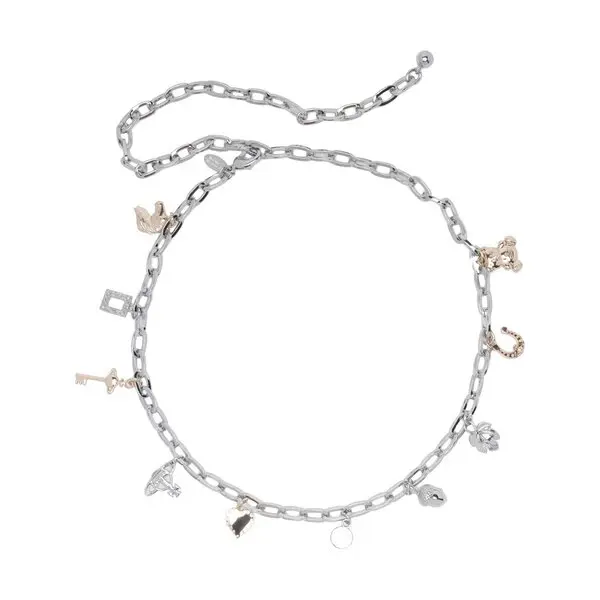 VIVIENNE WESTWOOD Multi Charm Belt - Silver