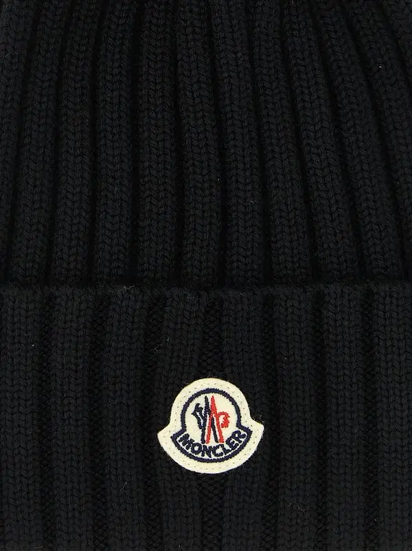 Moncler Pompon Wool Beanie