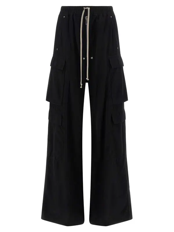 Rick Owens Double Cargo Jumbo Belas' Pants - Black