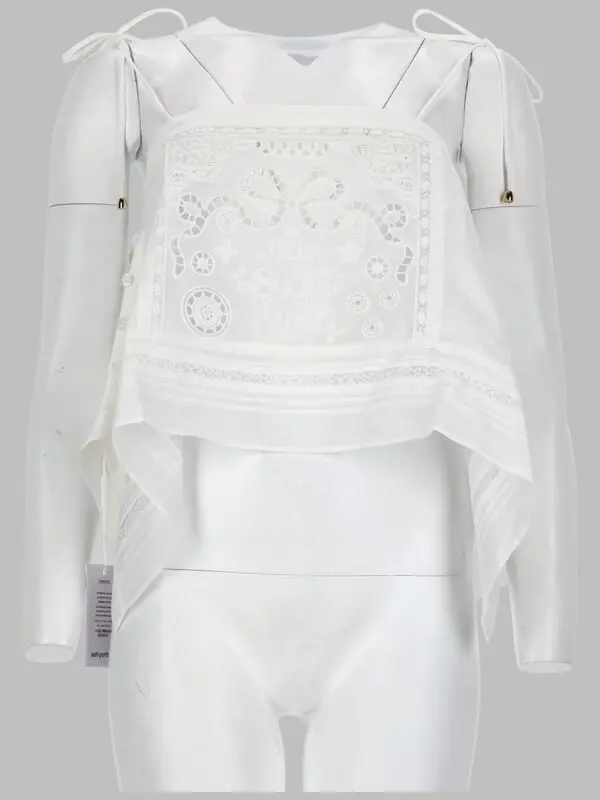 SELF-PORTRAIT Embroidered Top