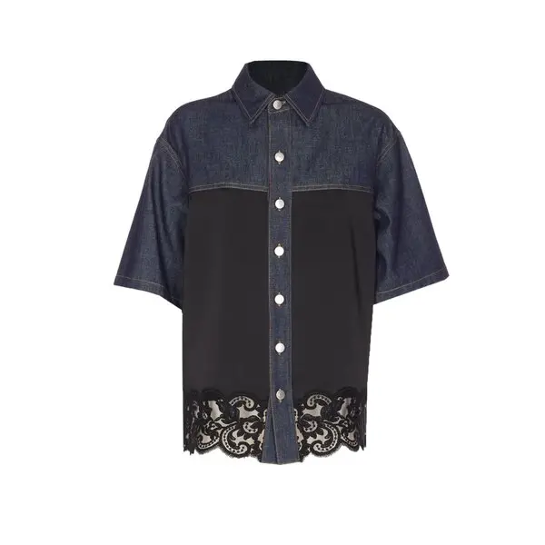 Stella McCartney Slip Denim Shirt - Black