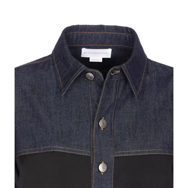 Stella McCartney Slip Denim Shirt - Black