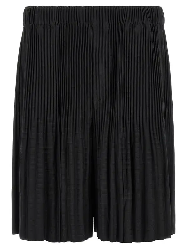 Issey Miyake Monthly Colors: June' Bermuda Shorts - Black