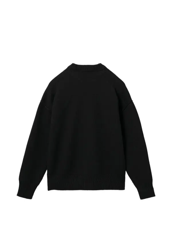 AMI Paris De Coeur Wool Crewneck Sweater