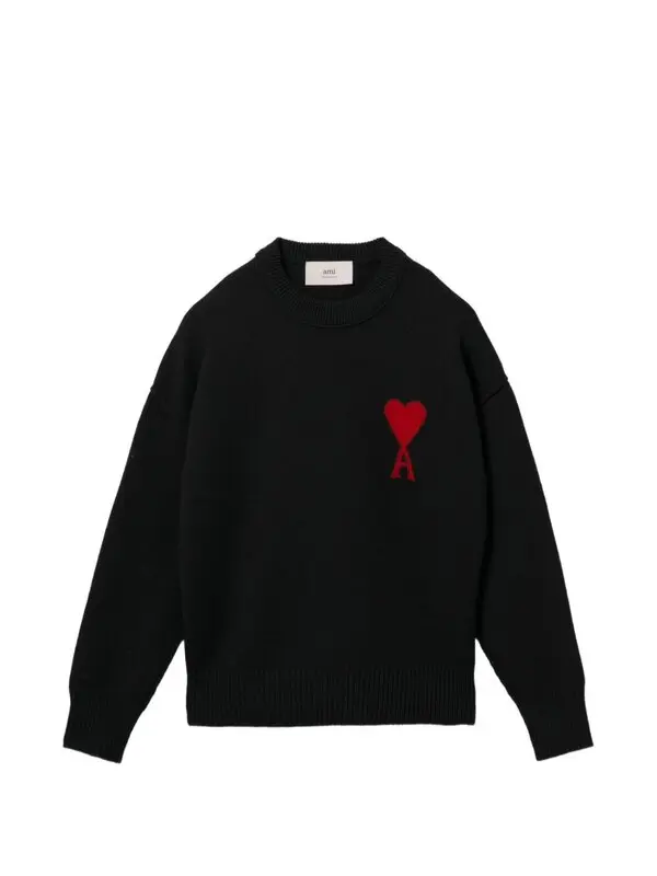 AMI Paris Wool Crewneck Sweater - Multicolor